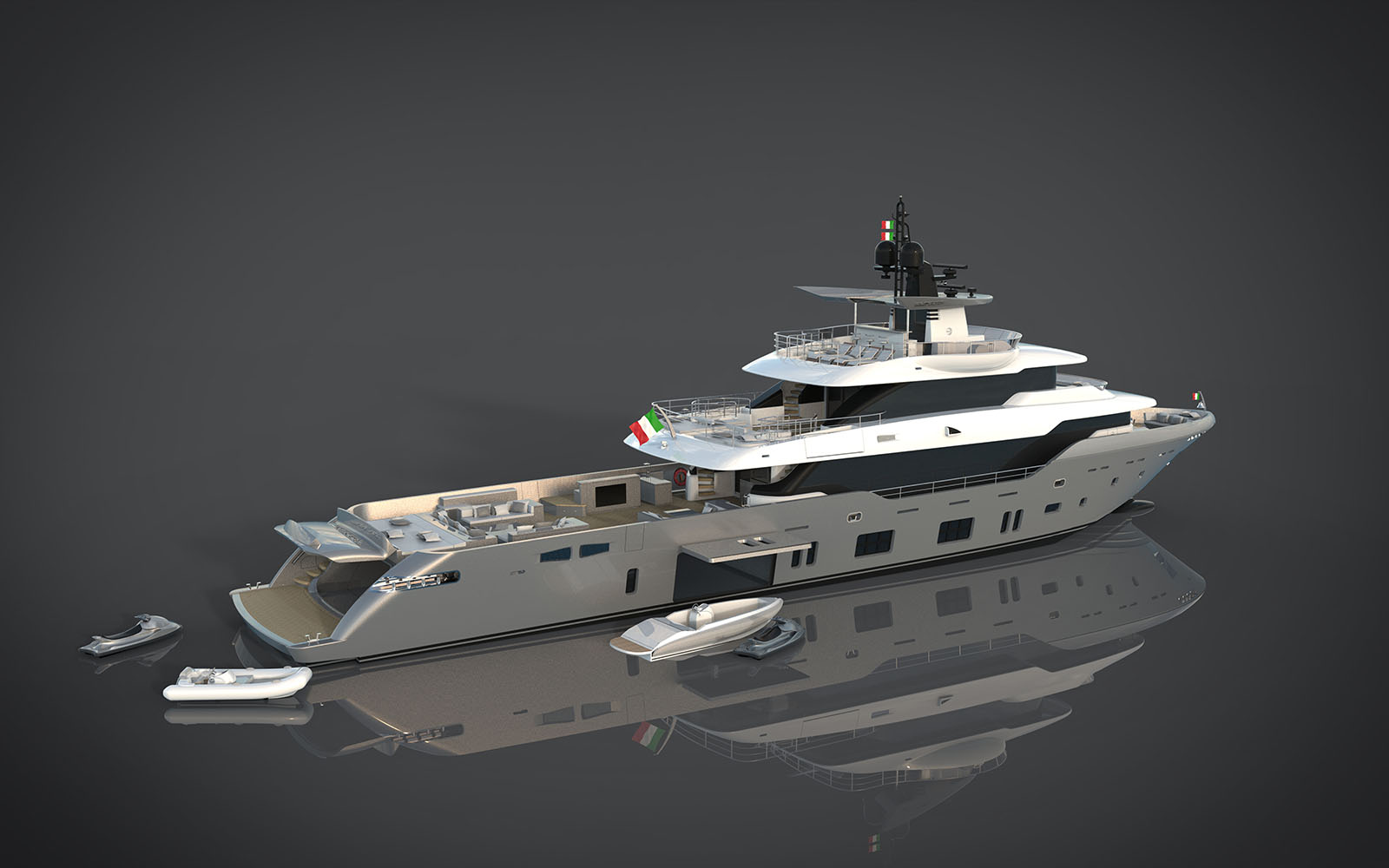 Yacht Oceanic Yachts 140 Hull #1, Canados | CHARTERWORLD Luxury ...